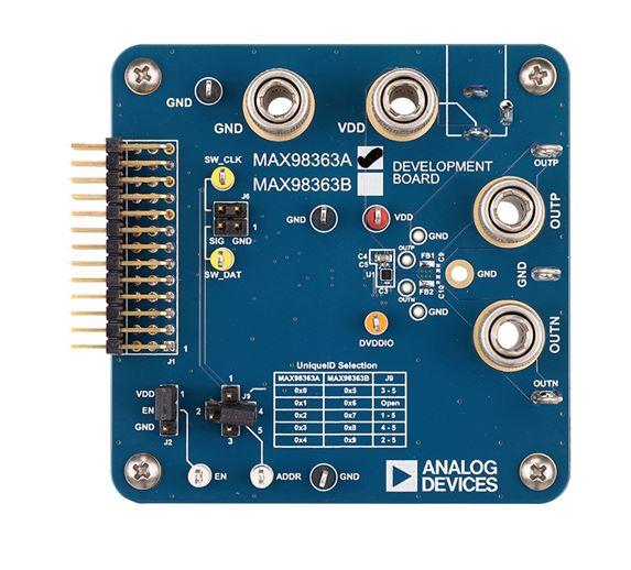 MAX98363DDEV# Analog Devices / Maxim Integrated | Mouser 臺灣
