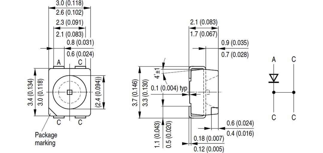Power TOPLED® Enhanced Thinfilm LEDs - ams OSRAM | Mouser