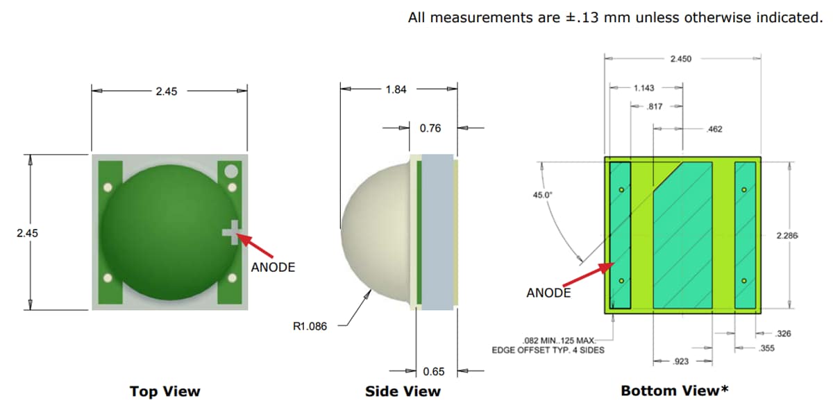 XLamp® XB-D White LEDs - Cree LED | Mouser