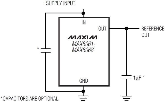 MAX606x Precision Micropower Voltage References - Analog Devices / Maxim Integrated | Mouser