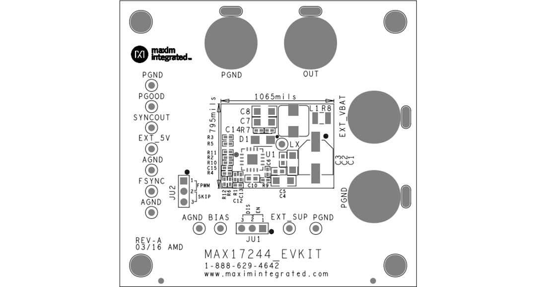 MAX17245EVKIT Evaluation Kit - Analog Devices / Maxim Integrated | Mouser