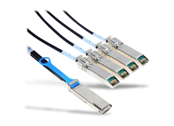 QSFP to 4x SFP+ Splitter Cables - Amphenol Cables on Demand | Mouser