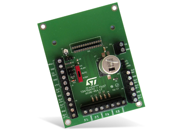 EVAL-TDA756X Evaluation Board - STMicro | Mouser EVAL-TDA756X Evaluation Board - STMicro | Mouser