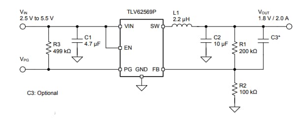 TLV62569 Step-Down Buck Converters - TI | Mouser