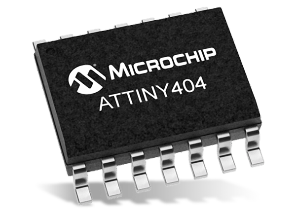 ATtiny404 AVR Microcontroller - Microchip Technology | Mouser