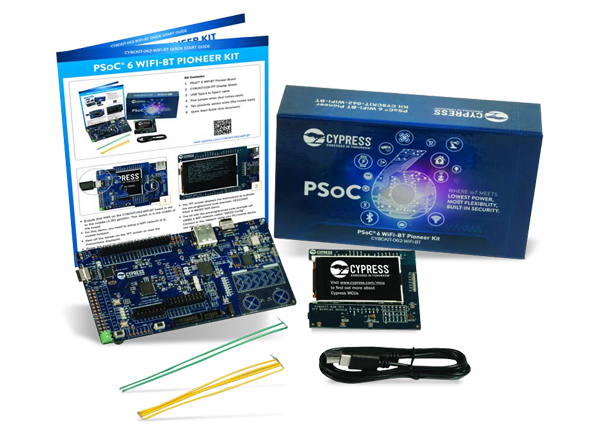 CY8CKIT-062-WiFi-BT PSoC 6 WiFi-BT Pioneer套件 - Infineon Technologies | Mouser