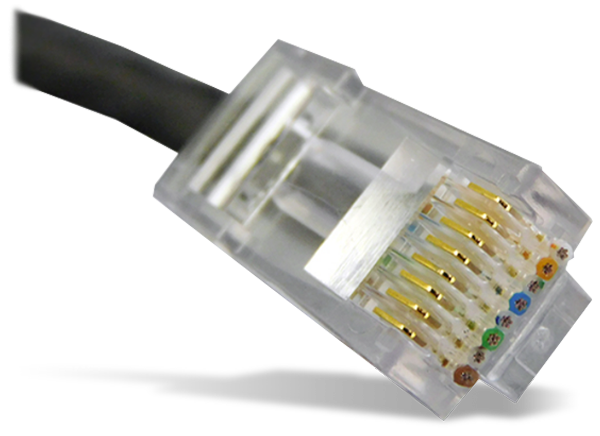 Qwik RJ45™ Cat6/Cat5e模組化插頭 - Stewart Connector / Bel | Mouser