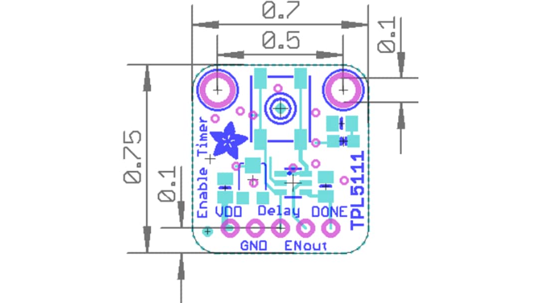 TPL5111 Low-Power Timer Breakout Board - Adafruit | Mouser