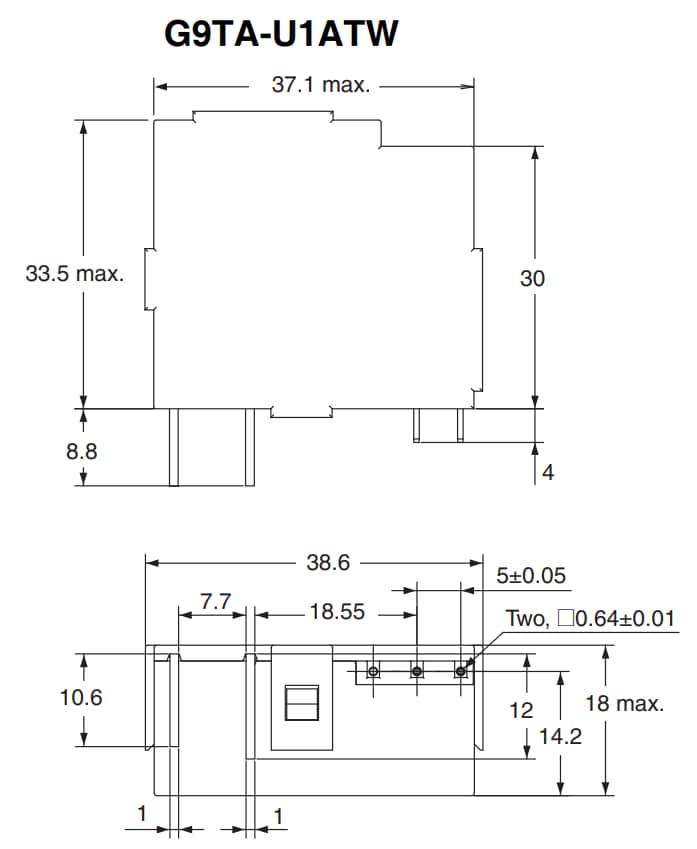 G9TA AC Power Latching Relays - Omron Electronics | Mouser