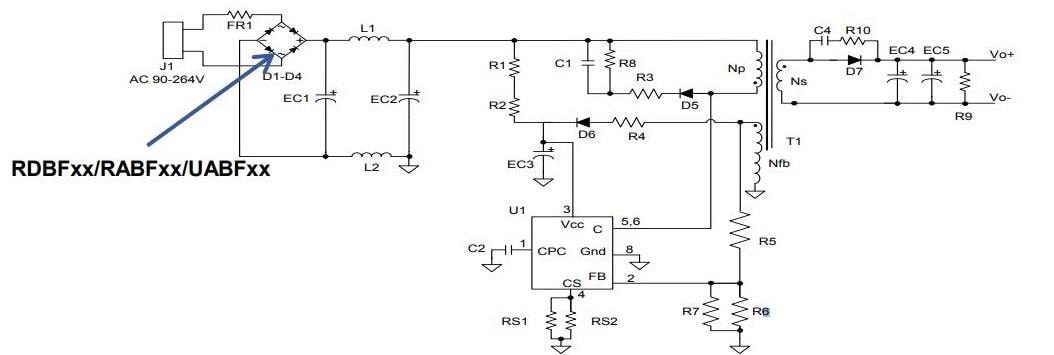 Miniature Surface Mount Bridge Rectifiers - Diodes Inc | Mouser