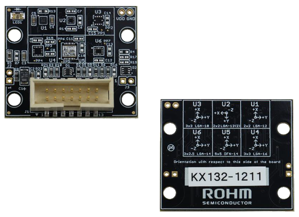 KX132-1211-EVB110 Evaluation Board - Kionix / ROHM Semiconductor | Mouser