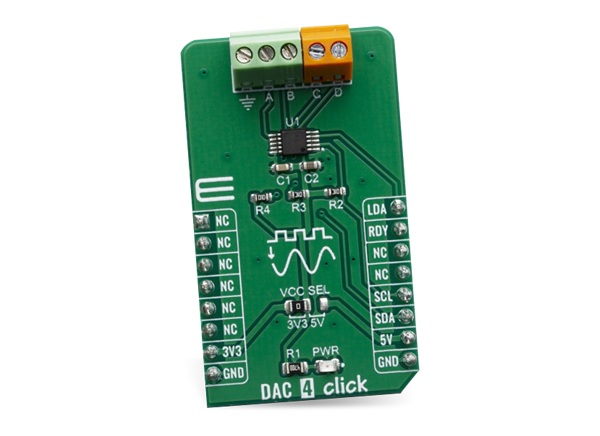 DAC 4 Click - Mikroe | Mouser