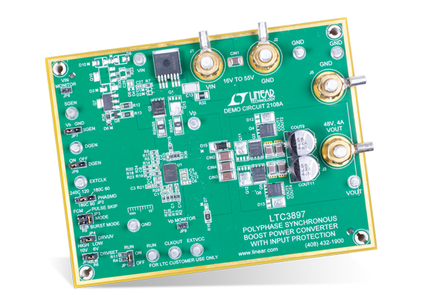 LTC3897 Demo Board DC2108A - ADI | Mouser