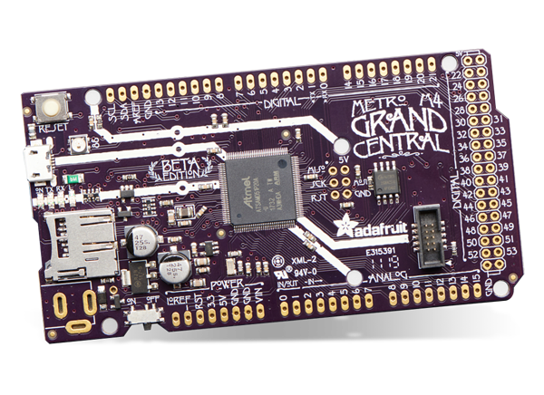 Grand Central M4 Express Evaluation Board - Adafruit | Mouser