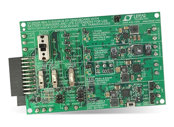 LTC3107,LTC3330,LTC3331,LTC2935 Demo Board DC2509A - ADI | Mouser