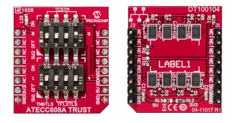 ATECC608A DT100104 Trust Development Board - Microchip Technology | Mouser