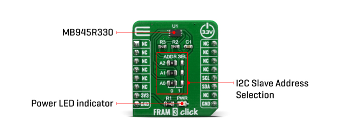 FRAM 3 Click - Mikroe | Mouser