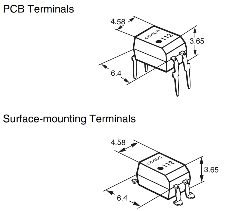 G3VM-AR & G3VM-DR MOSFET Relays - Omron Electronics | Mouser
