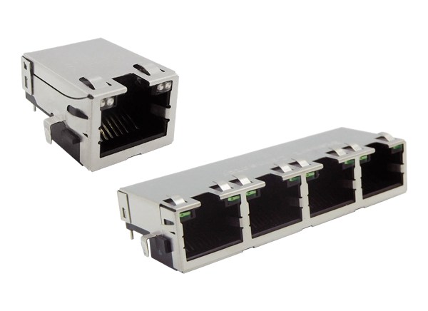 Mid-Plane RJ45 Connectors - Stewart Connector / Bel | Mouser