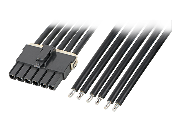 Off-the-Shelf Mega-Fit Single-Row Cable Assemblies - Molex | Mouser