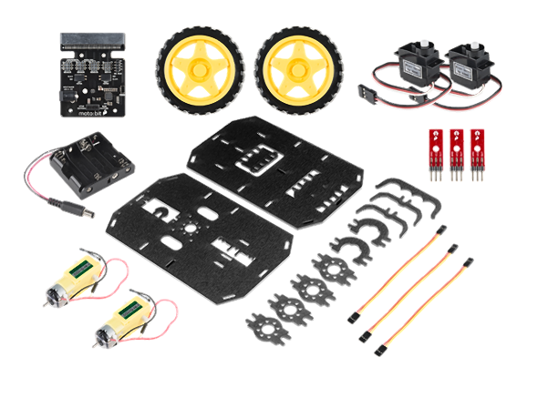 KIT-16275 micro:bot Kit - v2.0 - SparkFun | Mouser