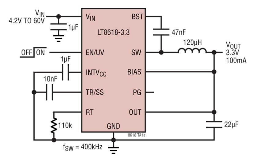LT8618/LT8618-3.3 Step-Down Regulators - ADI | Mouser