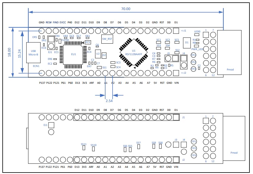 RL78/G1P Fast Prototyping Board - Renesas | Mouser
