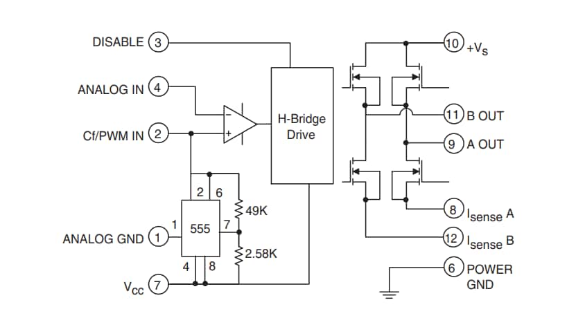 SA60 Low Cost Complete H-Bridge PWM Amplifier - Apex Microtechnology | Mouser