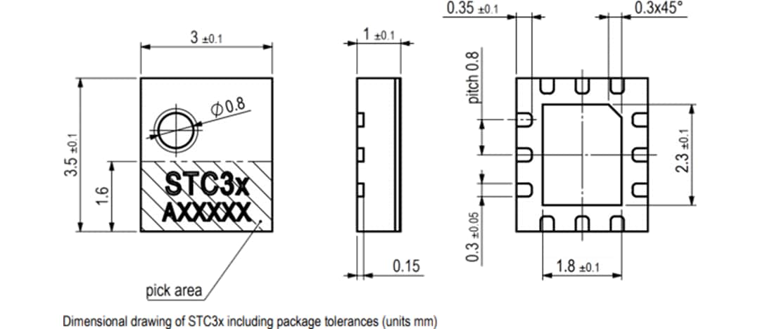 STC31-C CO2熱傳導感應器 - Sensirion | Mouser