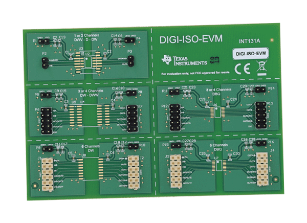 DIGI-ISO-EVM Digital Isolator Evaluation Module - TI | Mouser