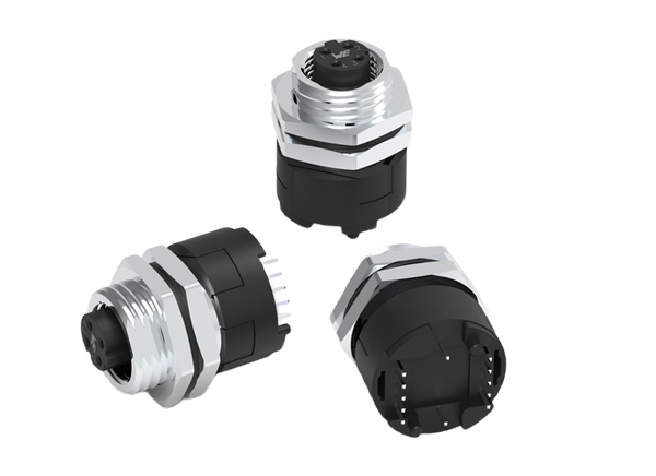 M12 Circular Connectors with Integrated Magnetics - Würth | Mouser