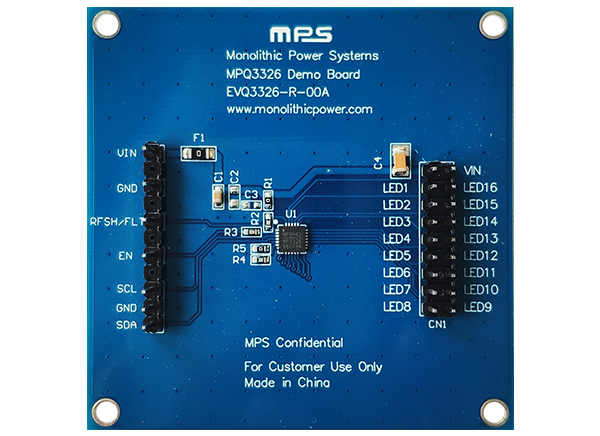 EVQ3326-R-00A LED Driver Evaluation Board - MPS | Mouser