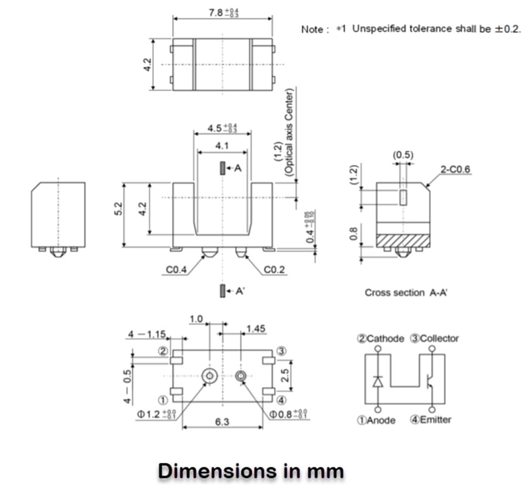 RPI-0451E Optical Sensor - ROHM | Mouser