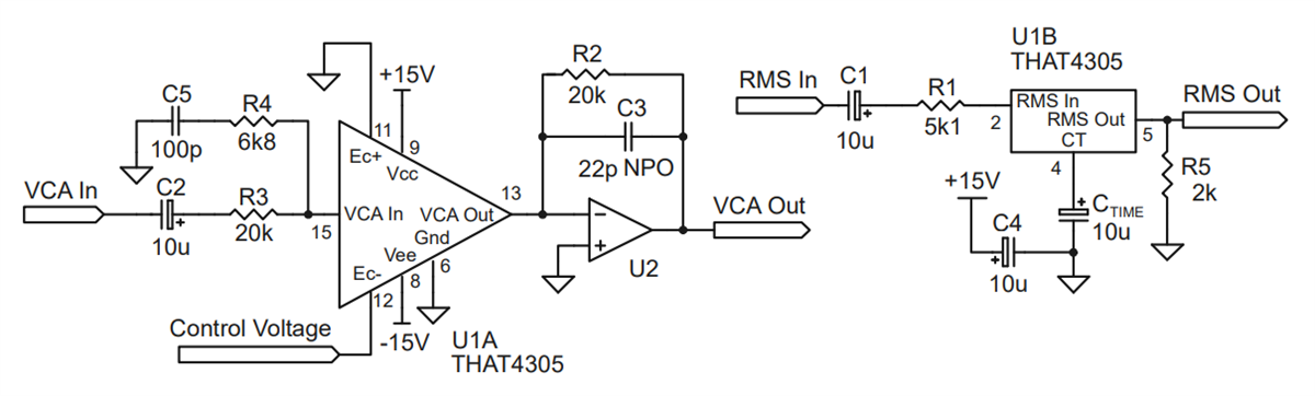 4305 Series Pre-trimmed Analog Engine ICs - THAT | Mouser