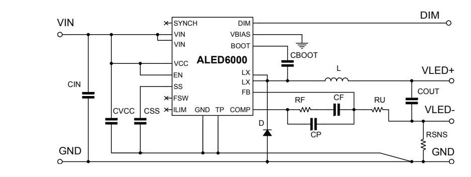ALED6000 Monolithic Switching Regulators - STMicro | Mouser