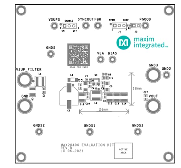 MAX20406 Evaluation Kit - Analog Devices / Maxim Integrated | Mouser