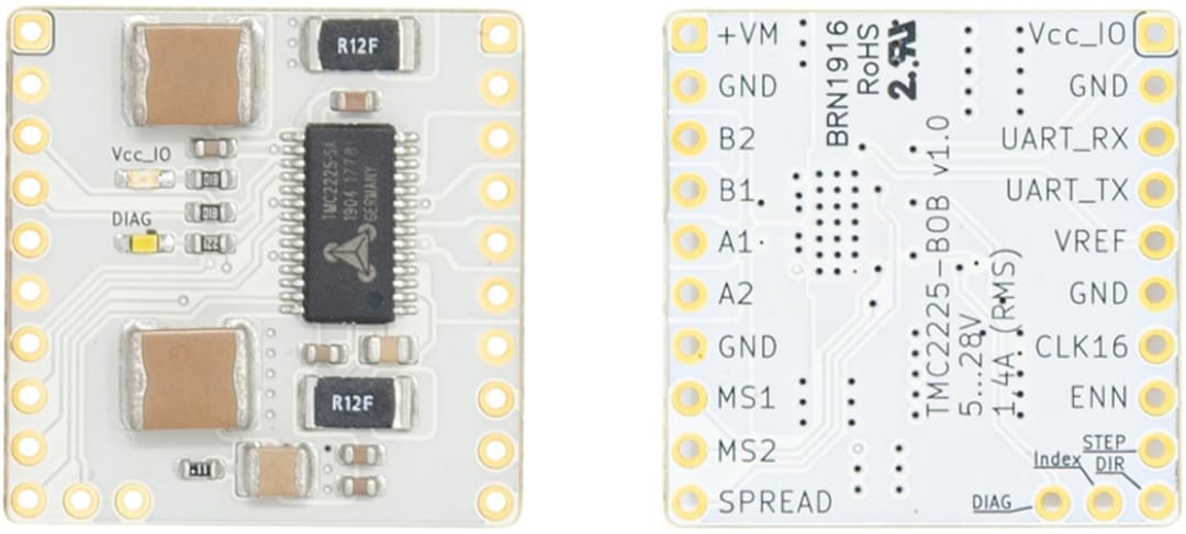 TMC2225-BOB Breakout Board - ADI Trinamic | Mouser