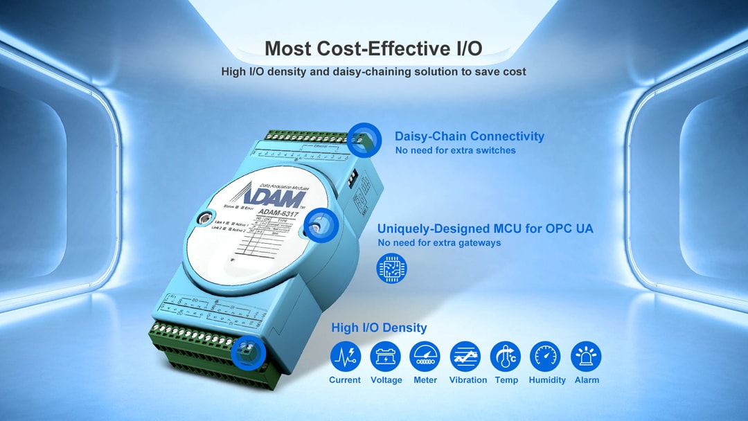 ADAM-6300 OPC UA Ethernet I/O Modules - Advantech | Mouser