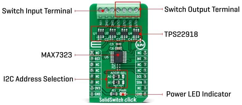 SolidSwitch Click - Mikroe | Mouser