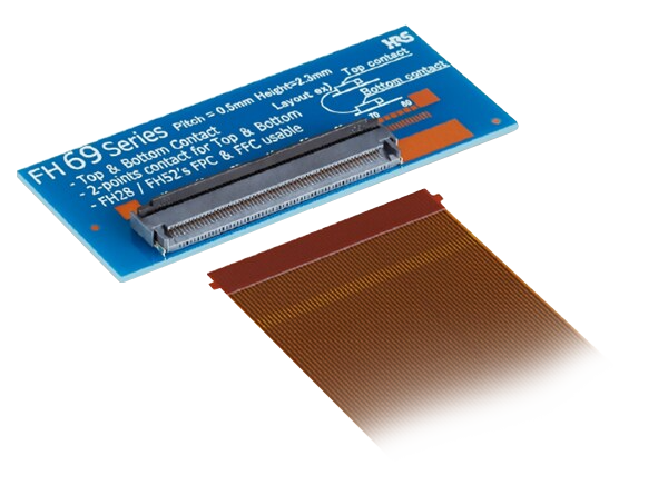 FH69 Series Back Flip FPC/FFC Connectors - Hirose | Mouser