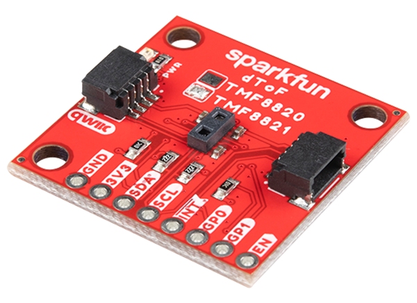 Qwiic dToF Imager - TMF8820 - SparkFun | Mouser