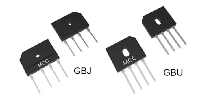 600V & 800V Planar Low Vf Bridge Rectifiers - MCC | Mouser