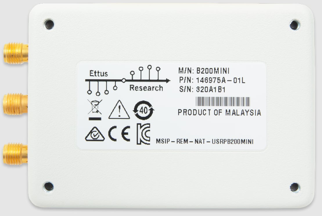 B200mini Ettus USRP 70MHz-6GHz SDR/Cognitive Radio - Digilent | Mouser