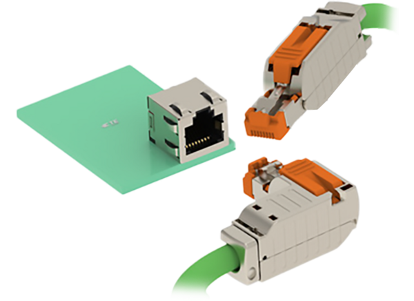 RJ45 Field Installable Cable Connector - TE | Mouser