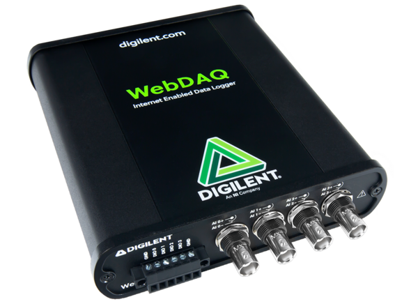 WebDAQ 504 Vibration-Acoustic Data Logger - Digilent | Mouser