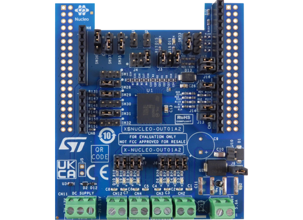 X-NUCLEO-OUT01A2 Digital Output Expansion Board - STMicro | Mouser