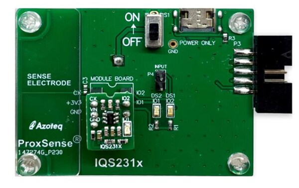 IQS231BEV02-S Evaluation Kit - Azoteq | Mouser