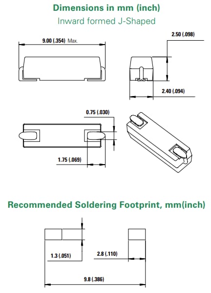 59177 Ultra-miniature Overmolded Reed Switches - Littelfuse | Mouser