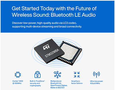 STM32WBA5多重通訊協定無線MCU - STMicro | Mouser