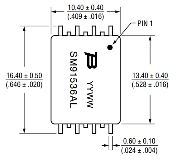 SM91536AL BMS Signal Transformer - Bourns | Mouser